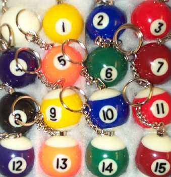KEYCHAINS COMPLEX PLASTICS 1-800-363-287 0BILLIARD BALLS SOCCER ...